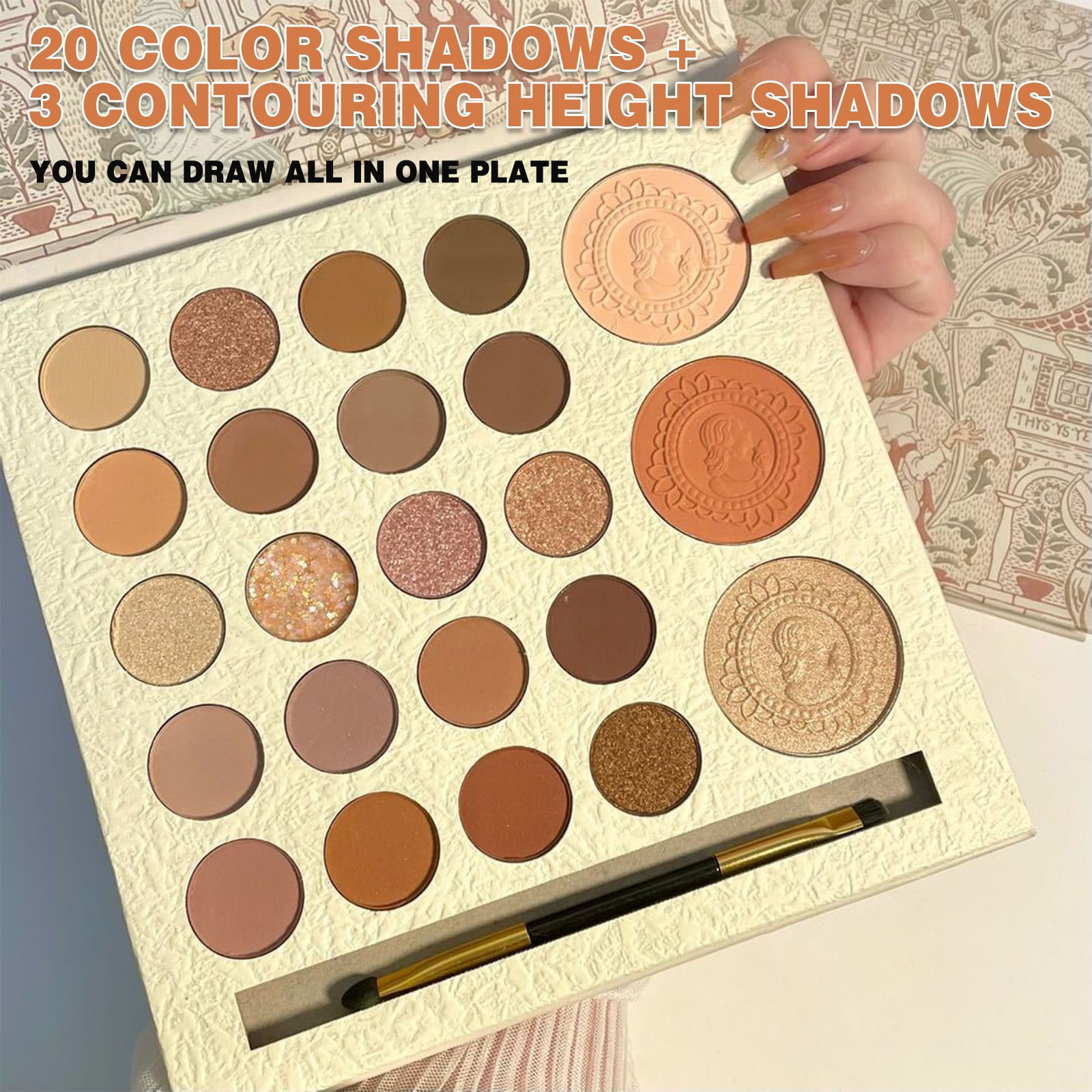 Eye Shadow Palette 2024 Long Lasting Blendable Sumdge Proof Color Eye ...