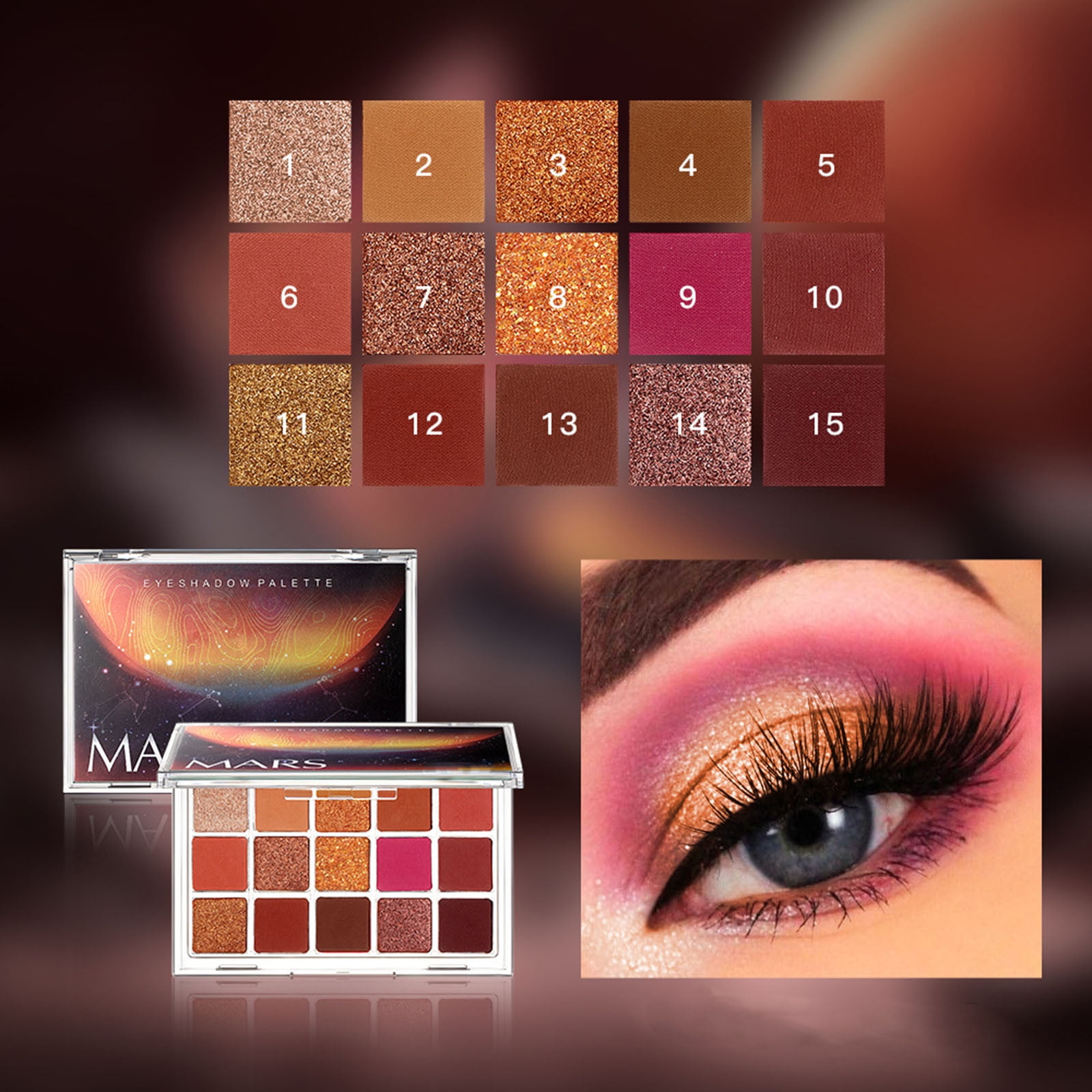 Eye Shadow Palettes Starry Sky Color Eyeshadow Earth Color Mashed ...