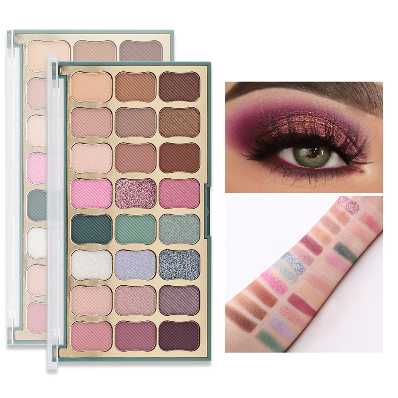 Eye Shadow Pigmented Palette Long Lasting Blendable Sumdge Proof ...
