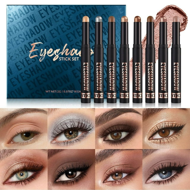 Eye Shadow Stick Set Bright Color And High Gloss Eye Shadow Stick Eye ... Eye Shadow Stick Set Bright Color And High Gloss Eye Shadow Stick Eye ...