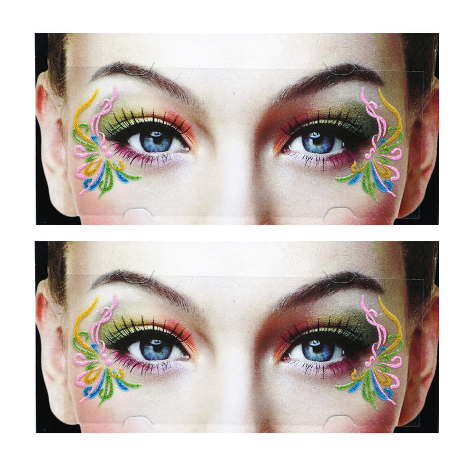 Eye Shadow Stickers, Decals, Festival Party Sticker, Fac Makeup ...