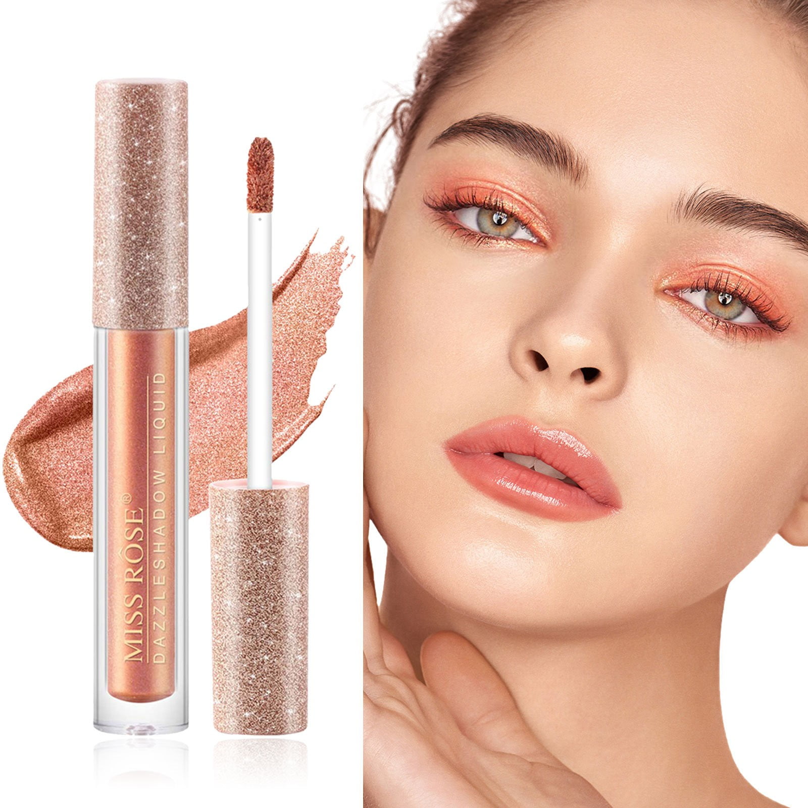 Eye Shadow Sticks Glitter Eyeshadow，Makeup for Eyes Liquid Shimmer Glow ...