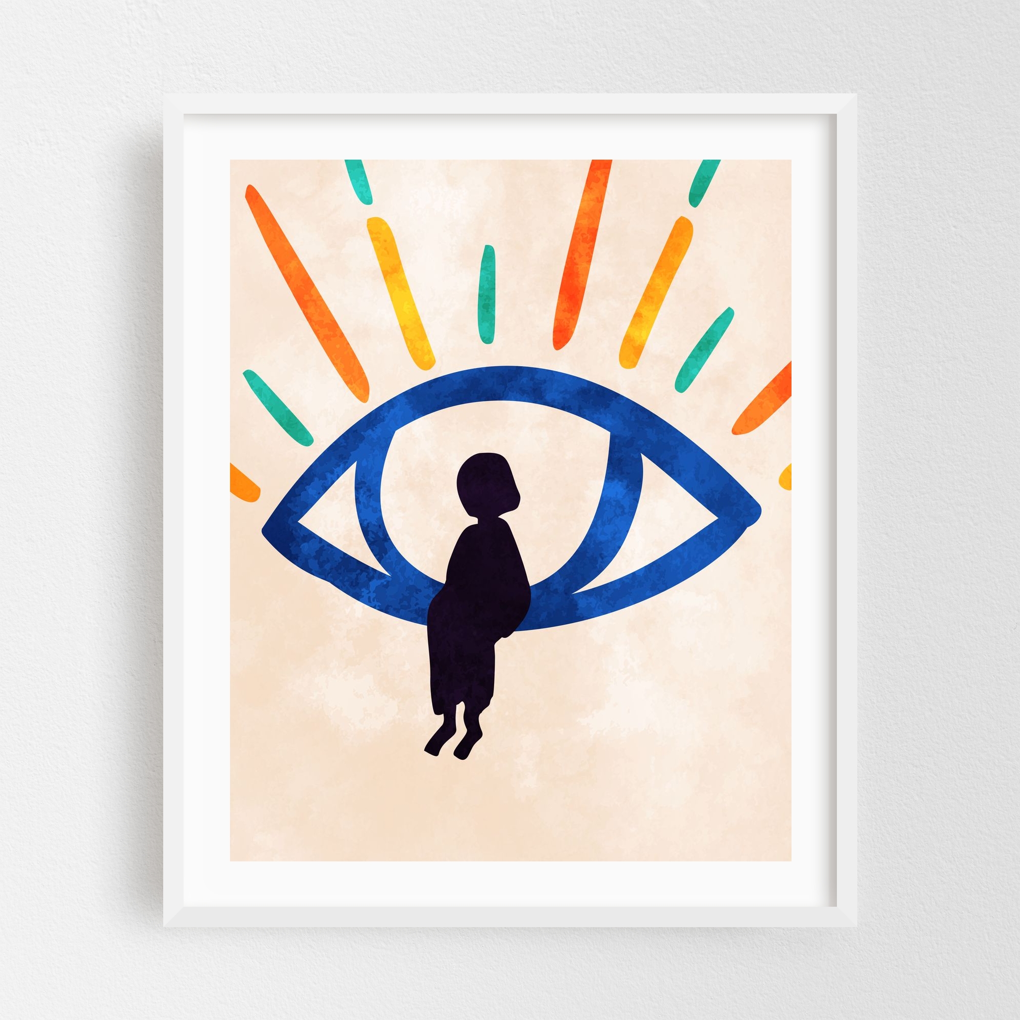 Eye of Silence, Rays of Hope - India Digital Art Abstract Surrealism ...