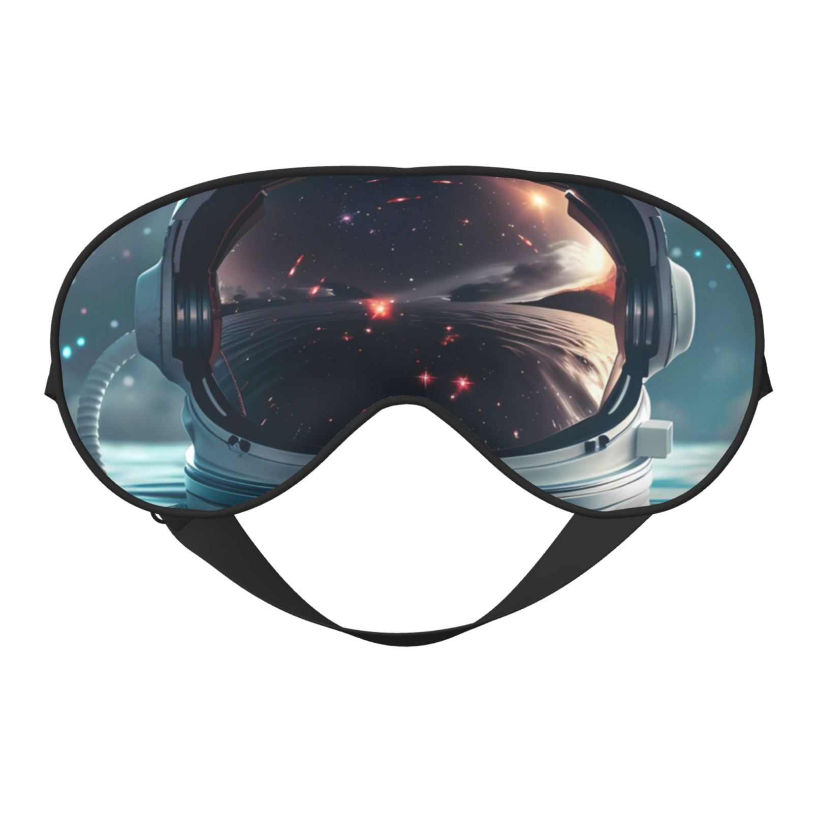 Eye Sleep Mask for Women Men - Astronaut Helmet Reflections Adjustable ...