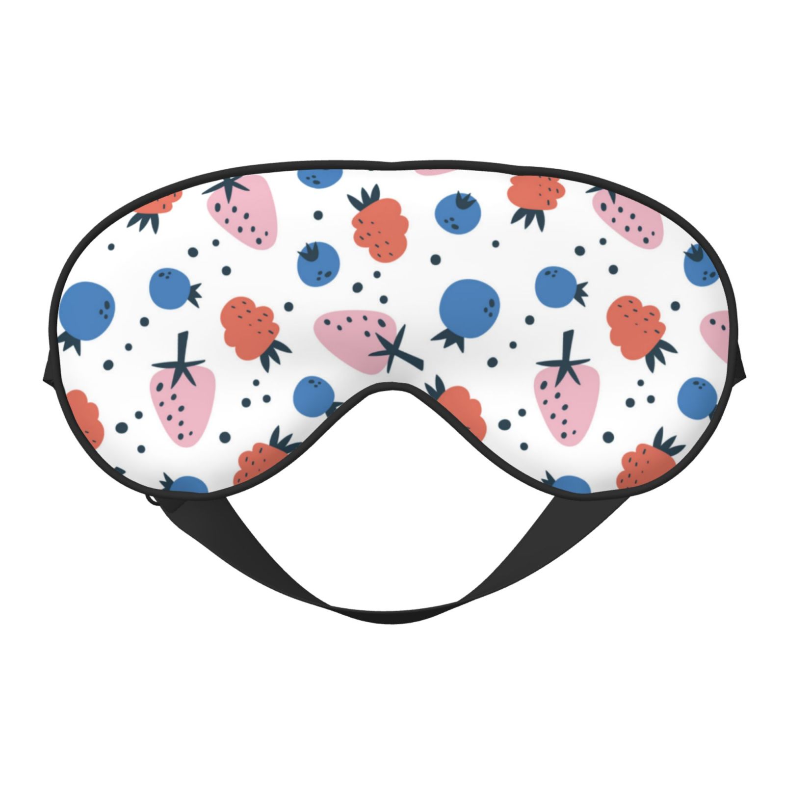 Eye Sleep Mask for Women Men - Cute Blueberry Grape Adjustable Buckle ...