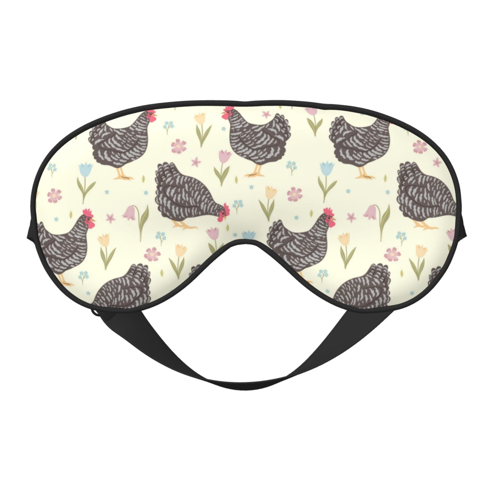 Eye Sleep Mask for Women Men - Cute Chicken Tulip Green Grass ...