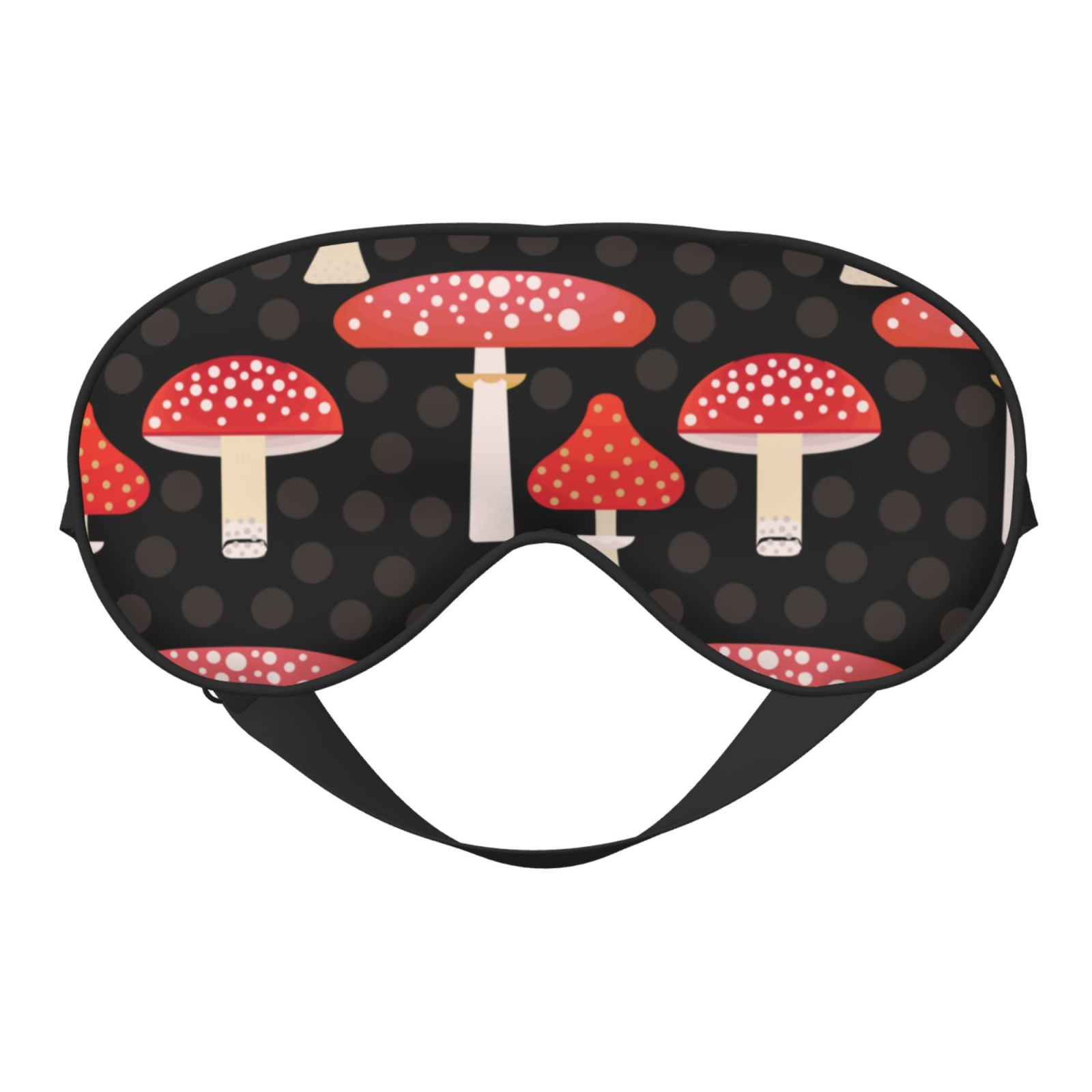 Eye Sleep Mask for Women Men - Forest Mushrooms Adjustable Soft Buckle ...