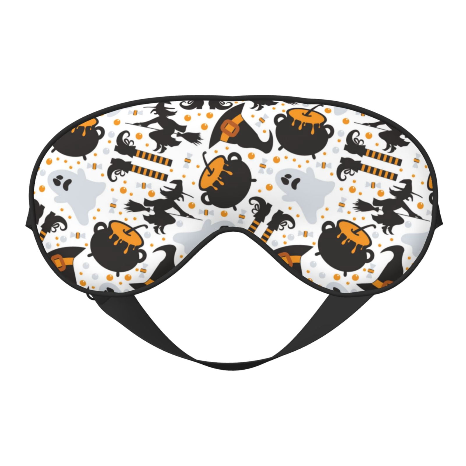 Eye Sleep Mask for Women Men - halloween hat witch Adjustable Soft ...