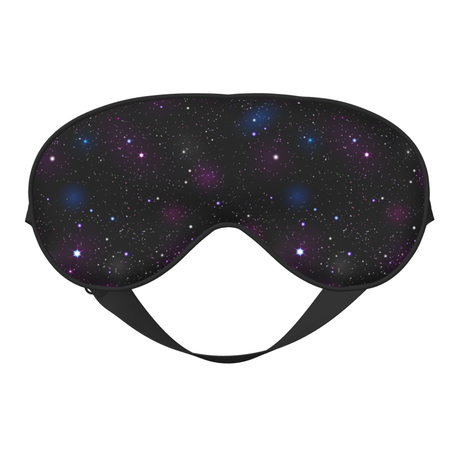 Eye Sleep Mask for Women Men - star starry sky Glitter black Adjustable ...