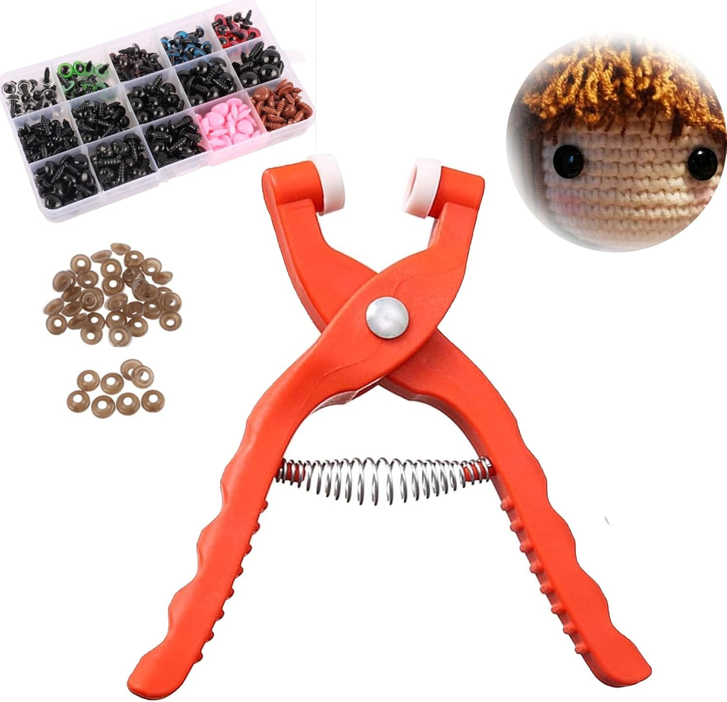 Eye Snapper Crochet Tool, Safety Eye Tool for Amigurumi, Safety Eyes ...