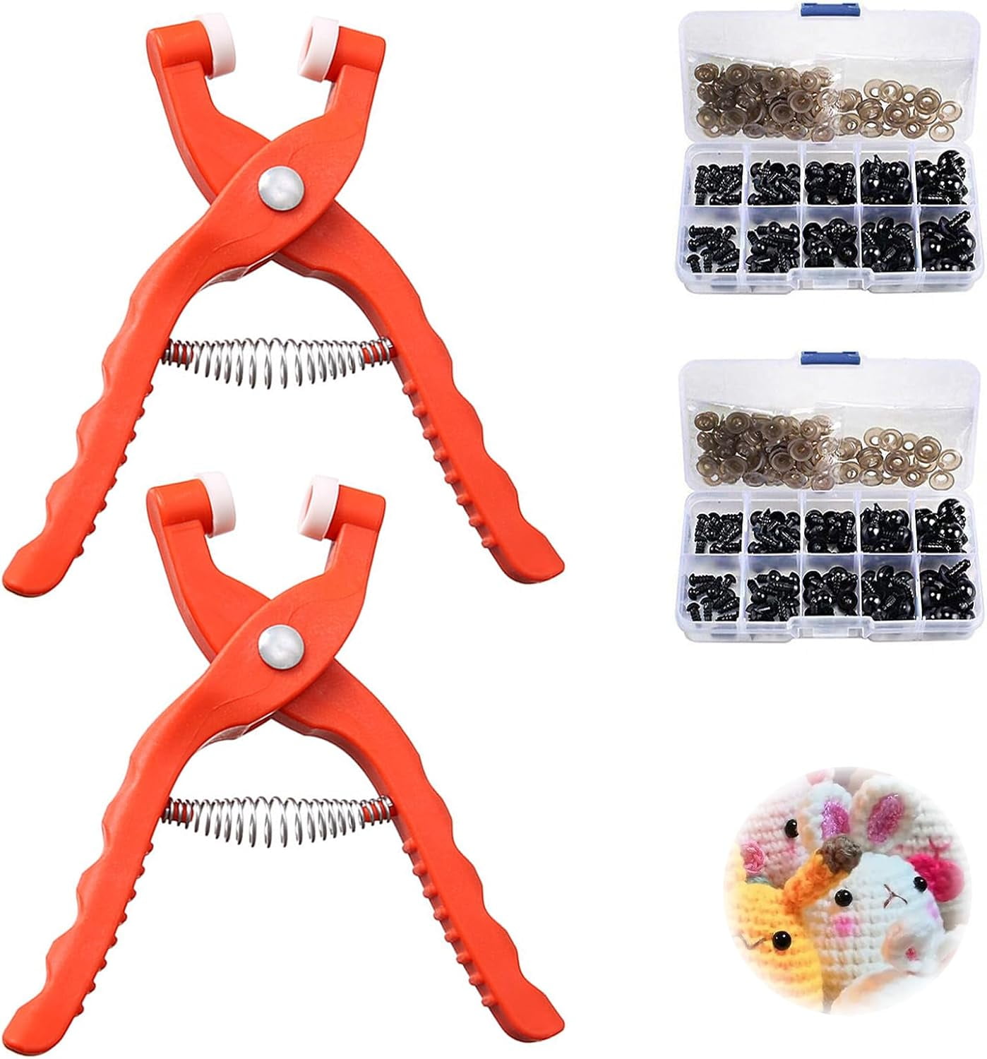 Eye Snapper Crochet Tool, Safety Eye Tool, Auxiliary Tool for Attaching ...