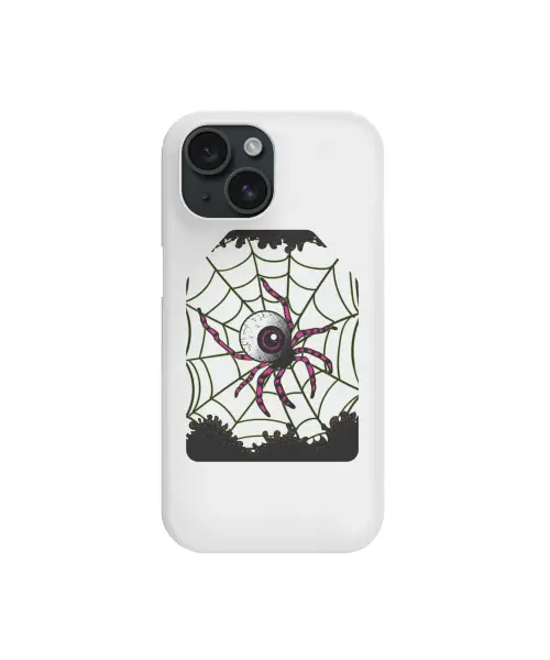Eye Spider Spooky Horror Eyeball Art Phone Case for iPhone 16 15 14 13 ...