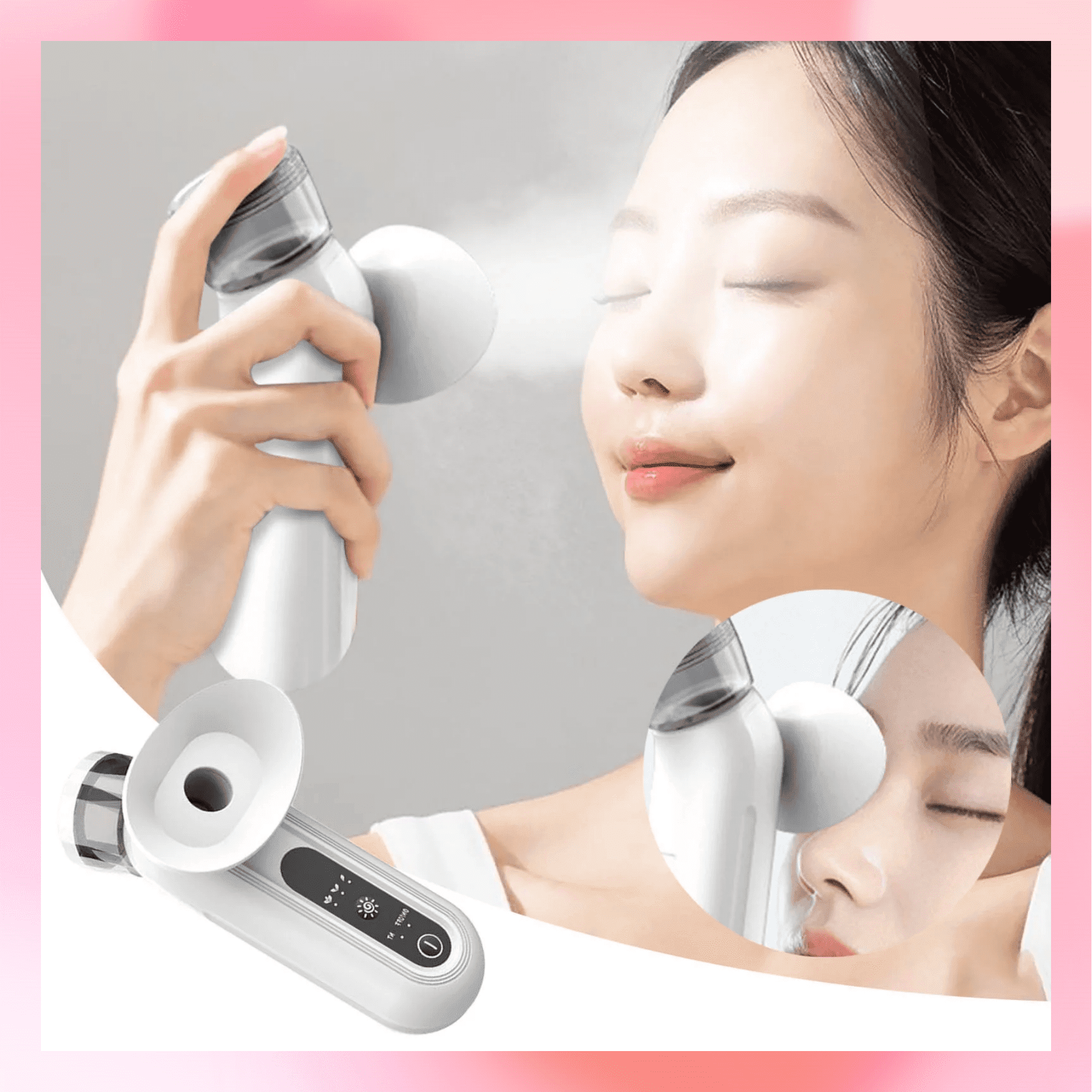 Eye Steamers for Dry Eyes - LYANY Handheld Eye Mist Sprayer with Cold ...