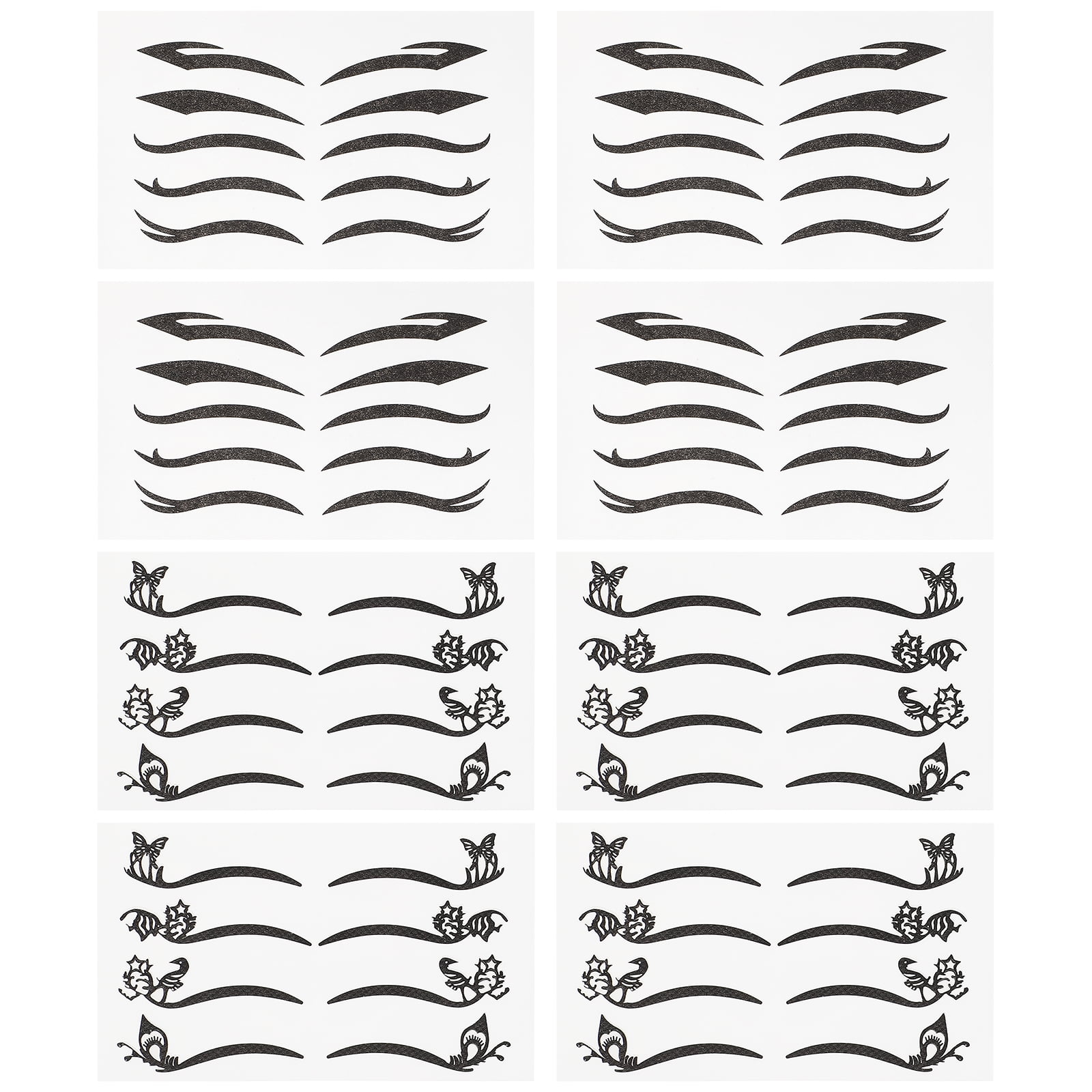 Eye Tattoo Stickers Charm Eyes Self- Adhesive Line Strip Face Liner ...