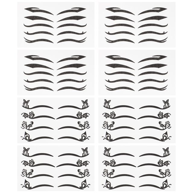 Eye Tattoo Stickers Charm Eyes Self- Adhesive Line Strip Face Liner ...