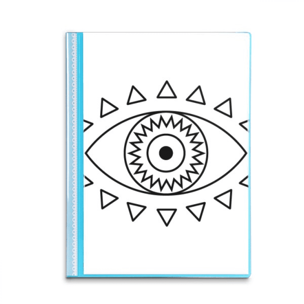 Eye Totem Geometry Pattern Book Sheet Protectors Portfolio Binder ...