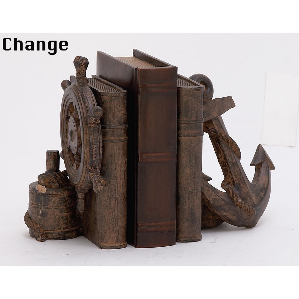 Eye-catching Nautical Bookend Pair beach décor - Walmart.com
