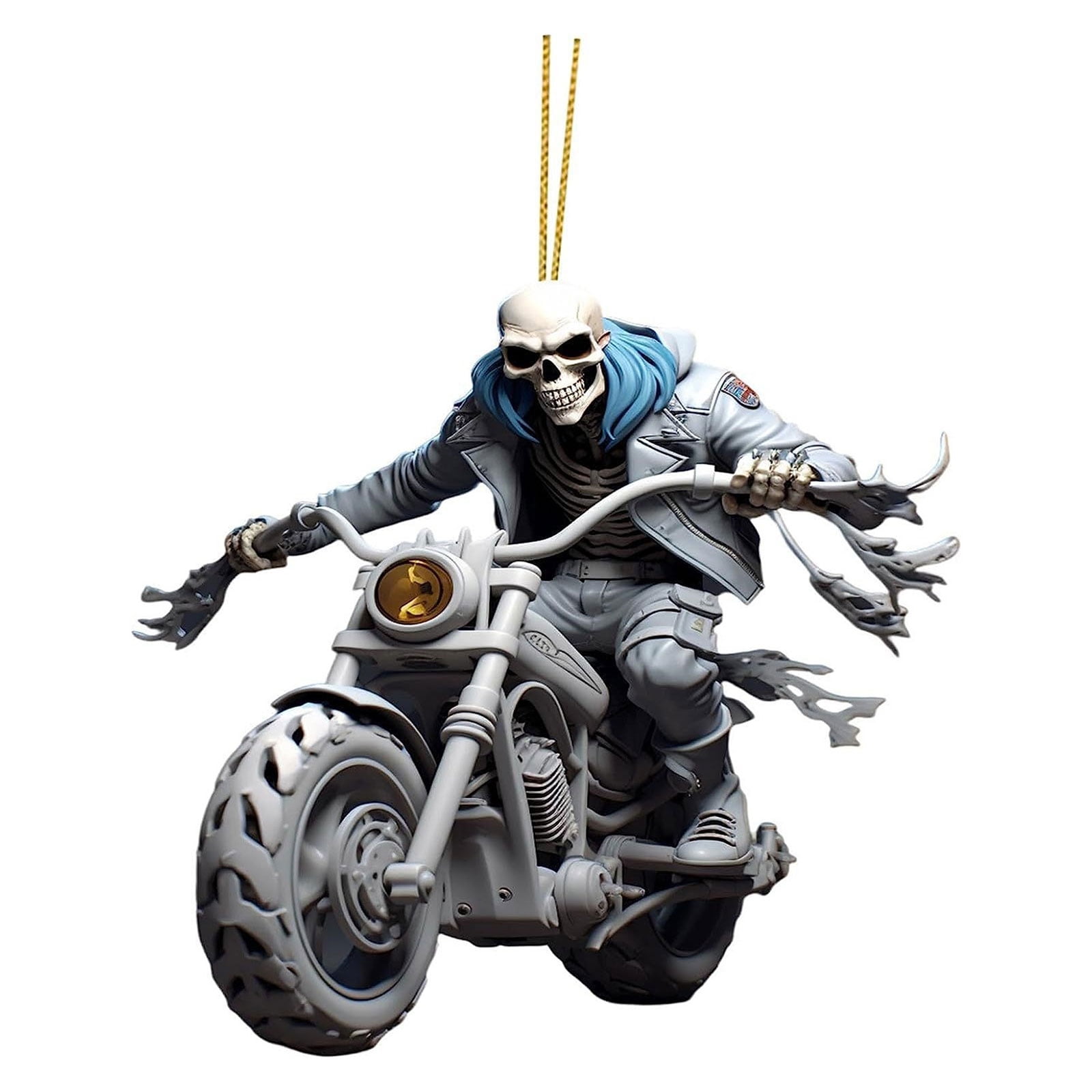 Eye catching Skeleton Figurines Cool Skul Pendant for Halloween ...