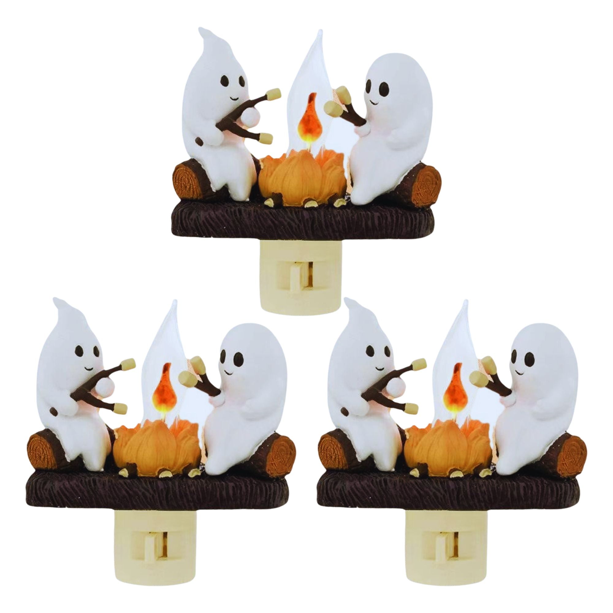 Eye friendly ambient light! Ghost Campfire Flickering Night Light ...