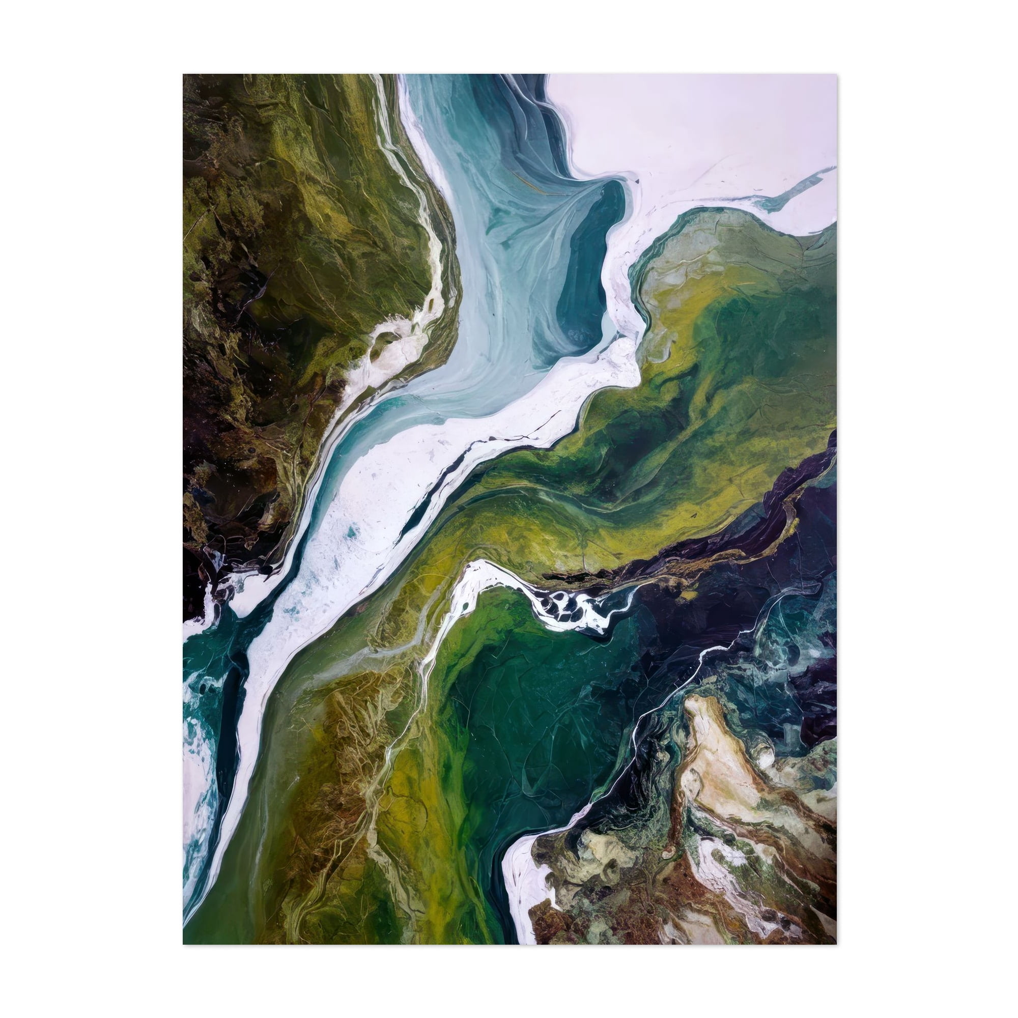 Eye in the Sky - Digital Art Abstract Nature Landscape Water Surrealism ...