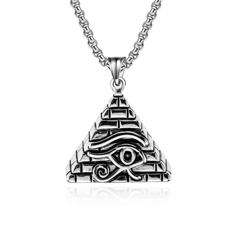 Eye of Horus Necklace for Men Stainless Steel Eye of Horus Pendant ...