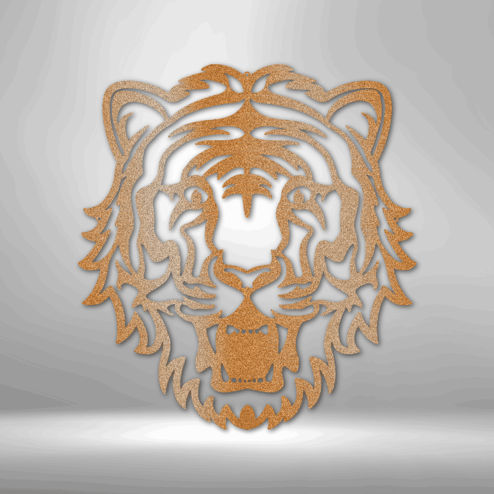 Eye of the Tiger Metal Sign Steel Sign Laser Cut Powder Coated Home ...