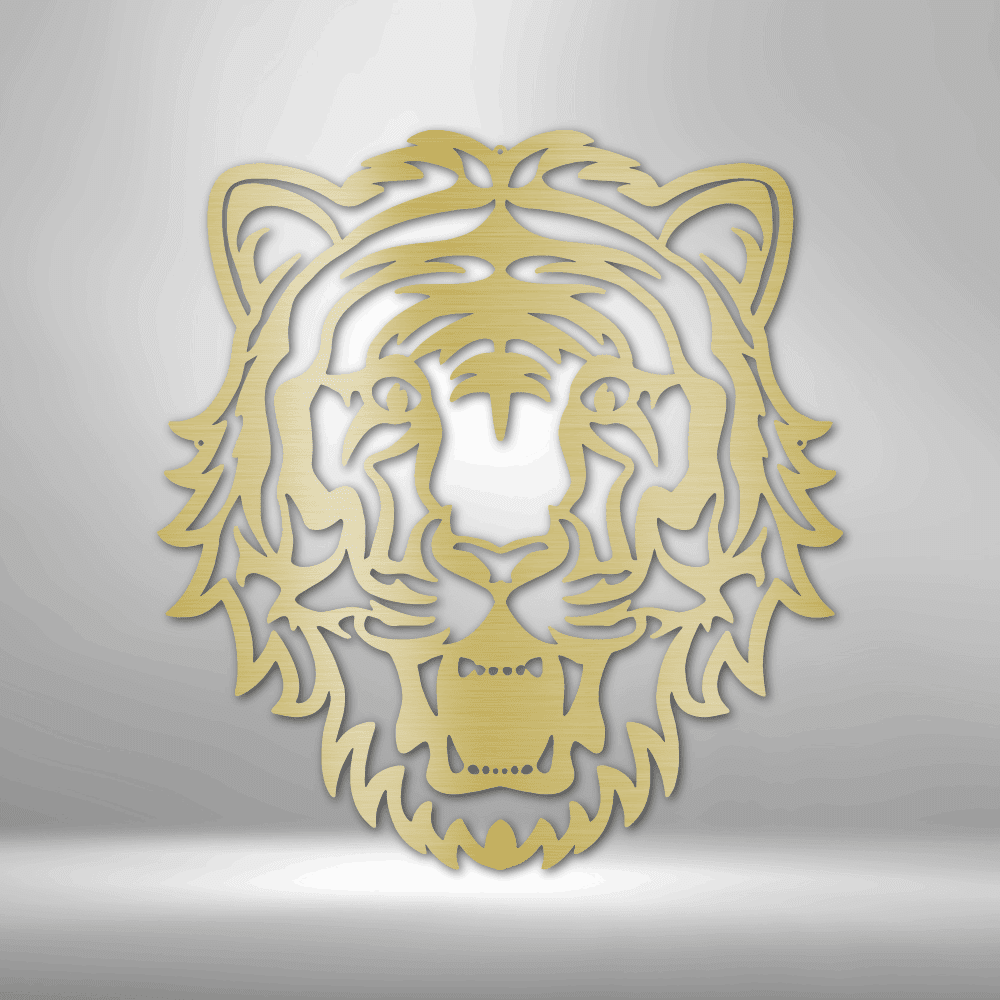 Eye of the Tiger Metal Sign Steel Sign Laser Cut Powder Coated Home ...