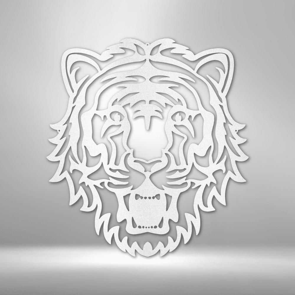 Eye of the Tiger Metal Sign Steel Sign Laser Cut Powder Coated Home ...