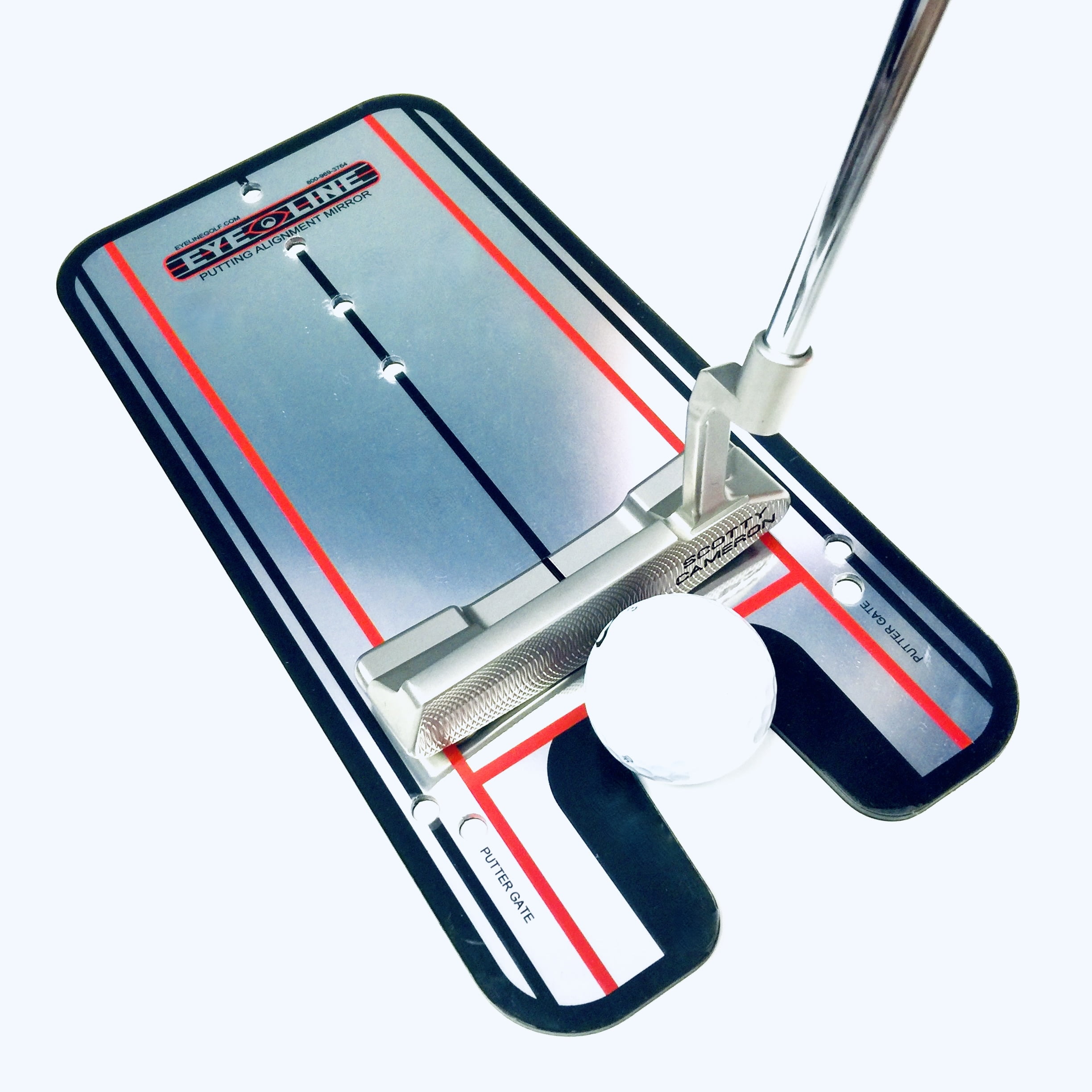 EyeLine Golf Putting Alignment Mirror, Portable Practice Putting ...