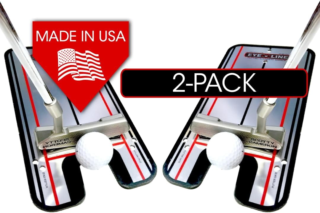 EyeLine Golf Putting Alignment Mirror, Portable Practice Putting ...