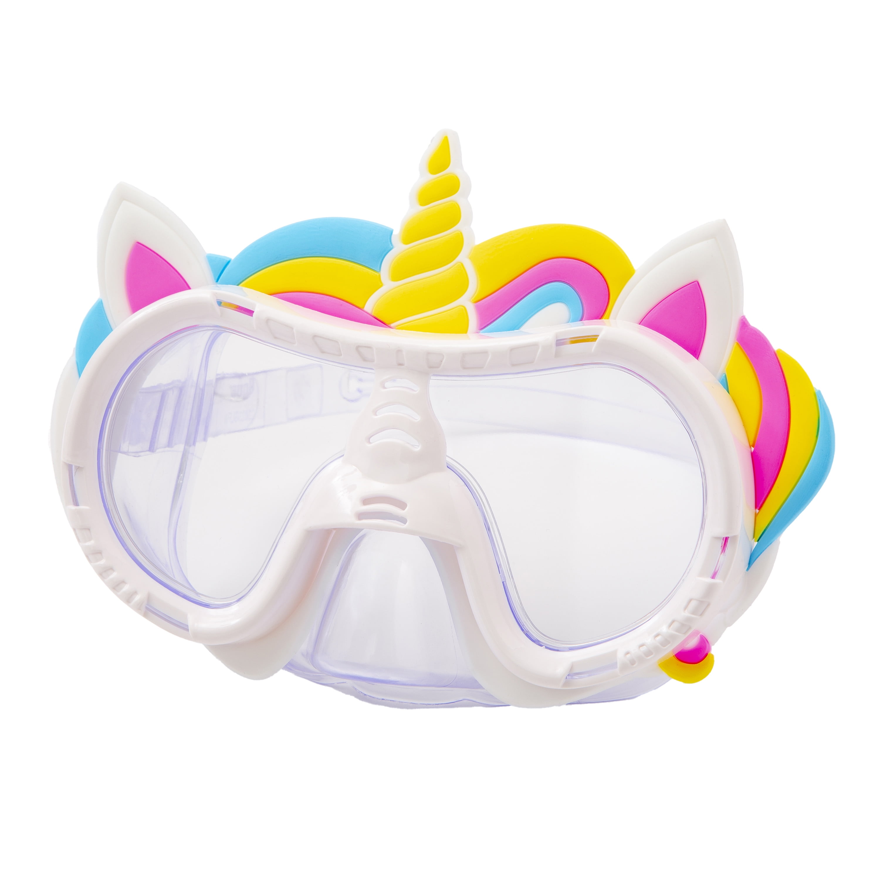 EyePop Kids Unicorn Multi-Color Swim Mask Goggle: Adjustable, Water Eye ...