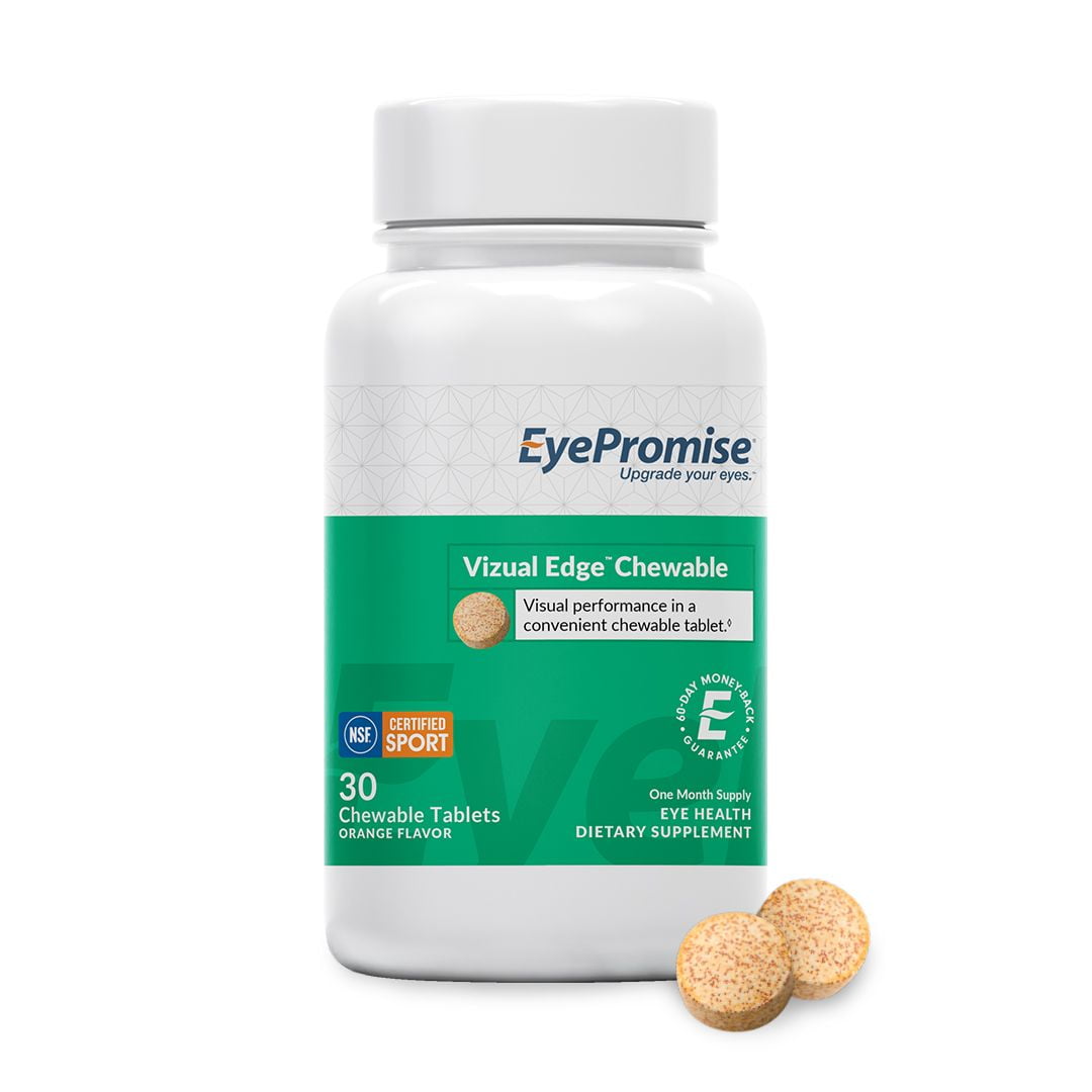 EyePromise Vizual Edge Chew Eye Vitamin | NSF Certified for Sport | 30 ...