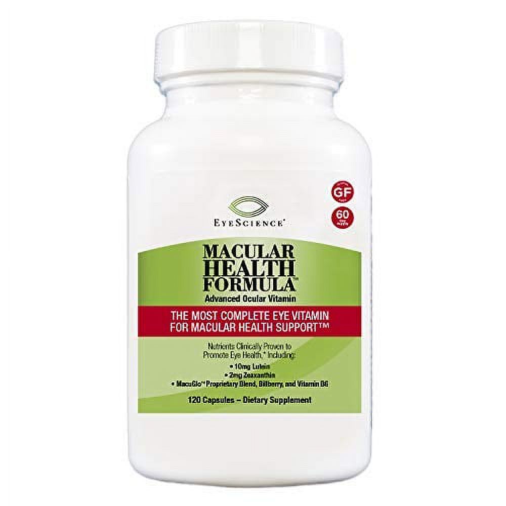 EyeScience Macular Health Formula - Advanced Ocular Vitamin Dietary ...