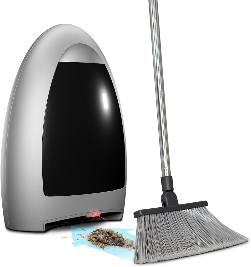 EyeVac Home Touchless Vacuum Automatic Dustpan - Great for Sweeping Pet Hair Food Dirt Kitchen ...