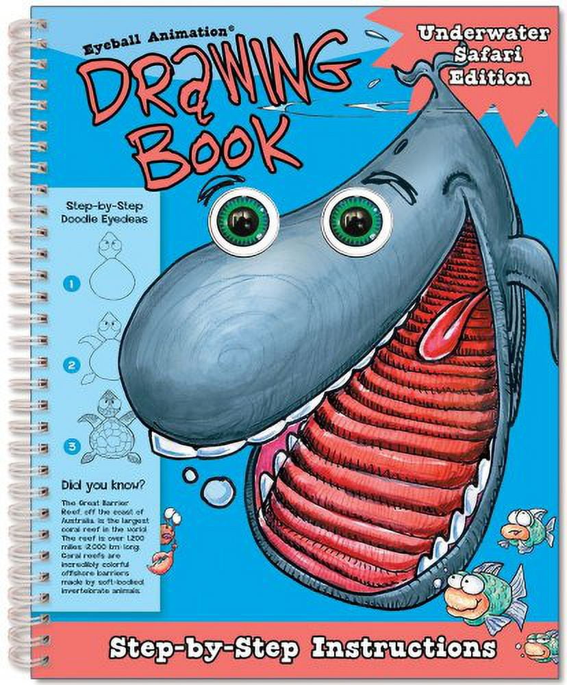 Pre-Owned Eyeball Animation Drawing Book: Underwater Safari Edition ...