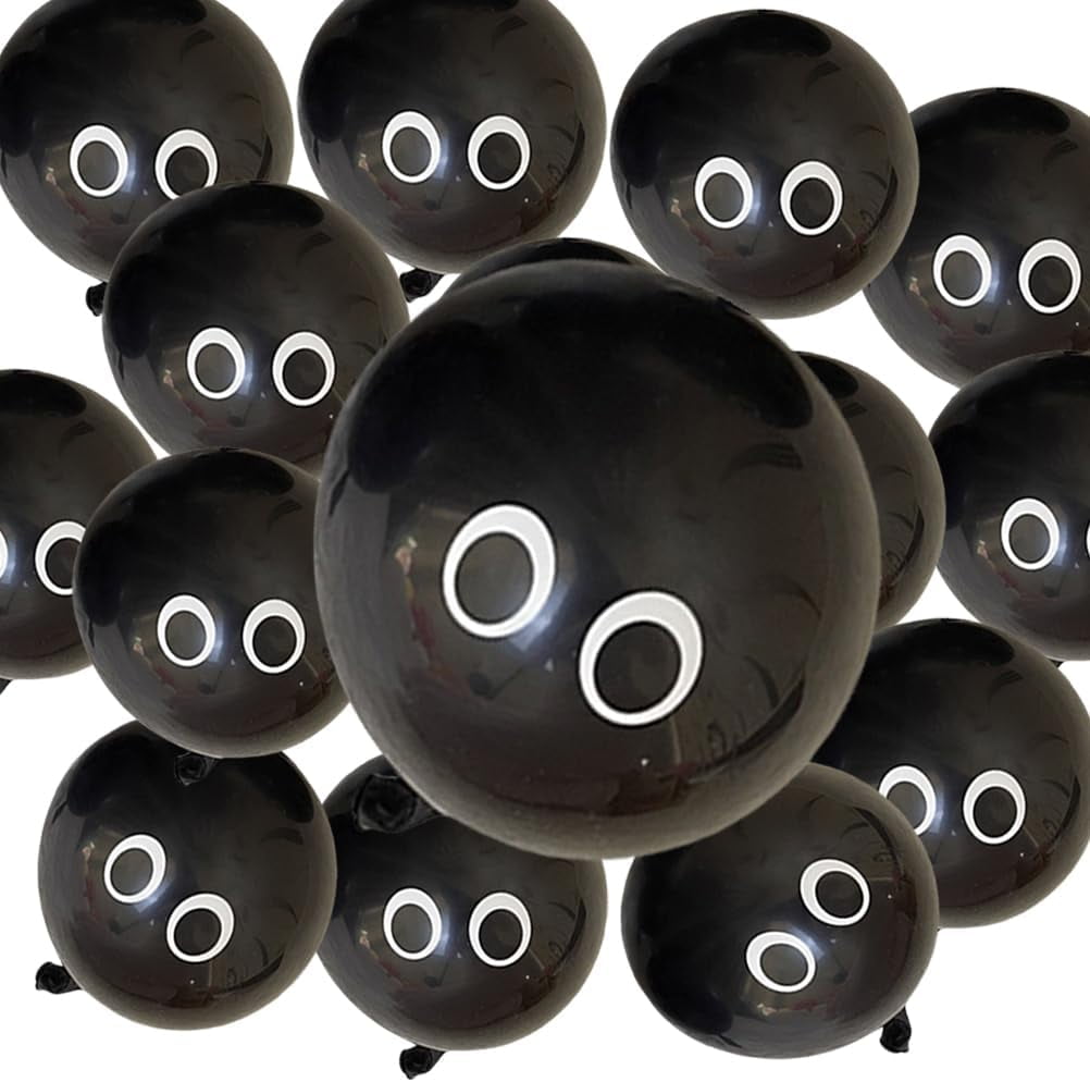 Eyeball Balloons 100pcs Balloon Black Decorations Summer Decor Octopus ...