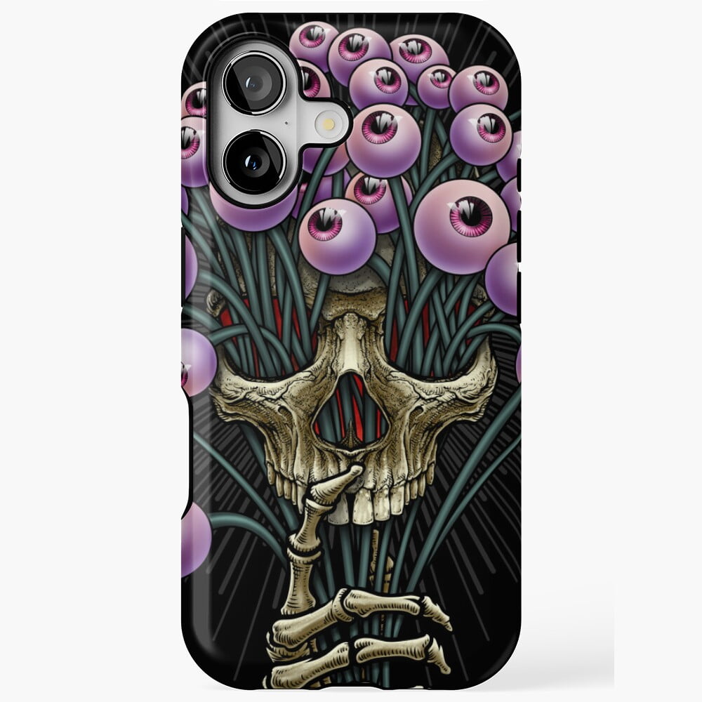 Eyeball Bouquet Retro Gothic Illustration Artwork Case iPhone 17 15 14 ...