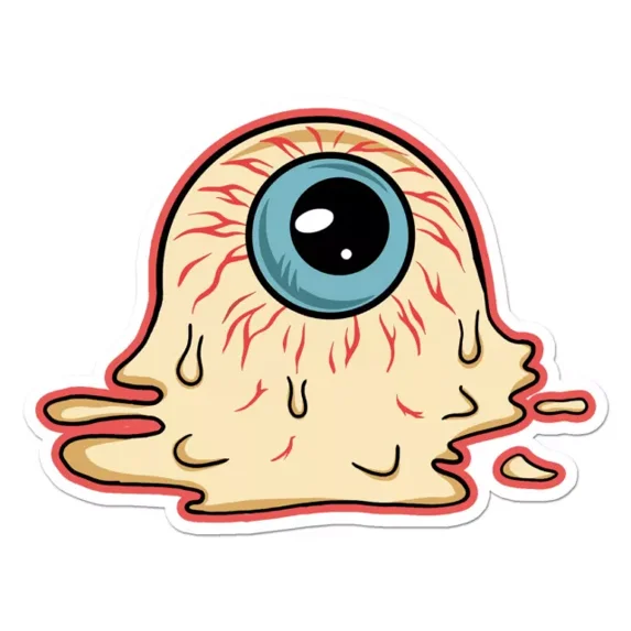Eyeball Monster Sticker Phone Decal Water Bottle Stickers Car Decals ...