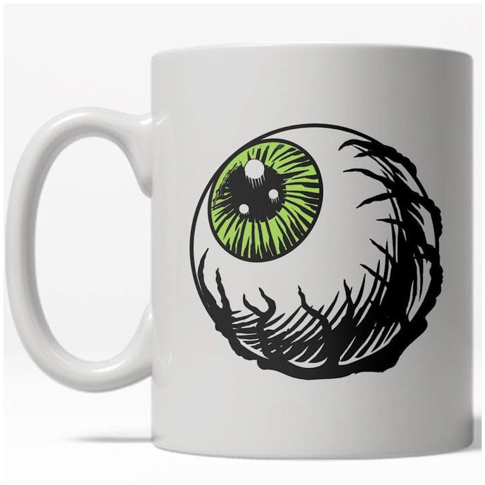 Eyeball Mug Funny Halloween Scary Coffee Cup - 11oz - Walmart.com