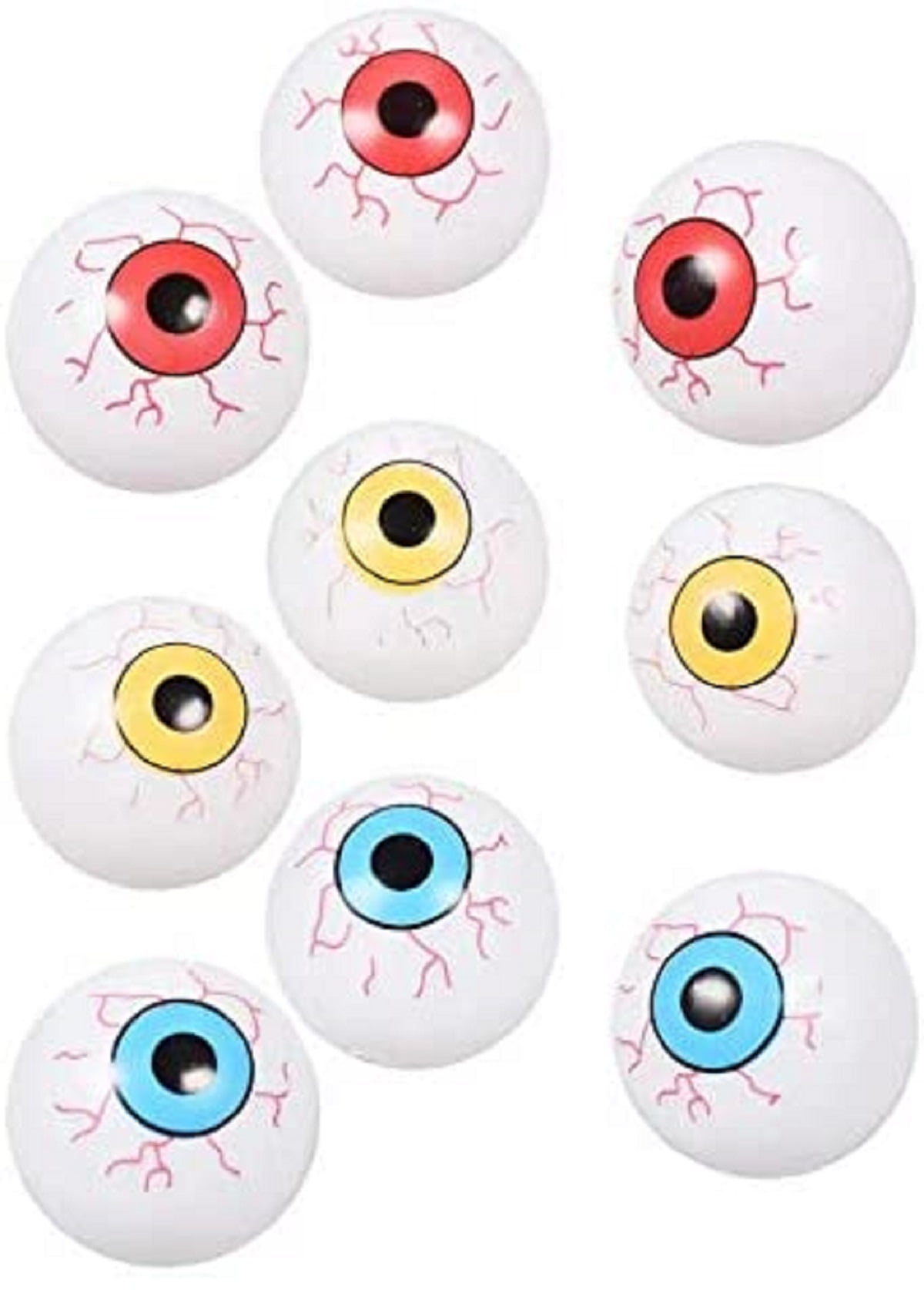 Eyeball Ping Pong Balls for Halloween and Table Tennis - 12 Plastic ...