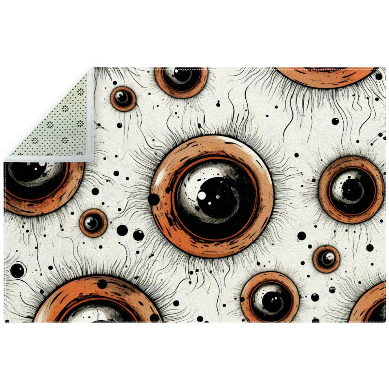 Eyeball Polyester Office Mat - Right-Angle Floor Mat for Comfort and ...