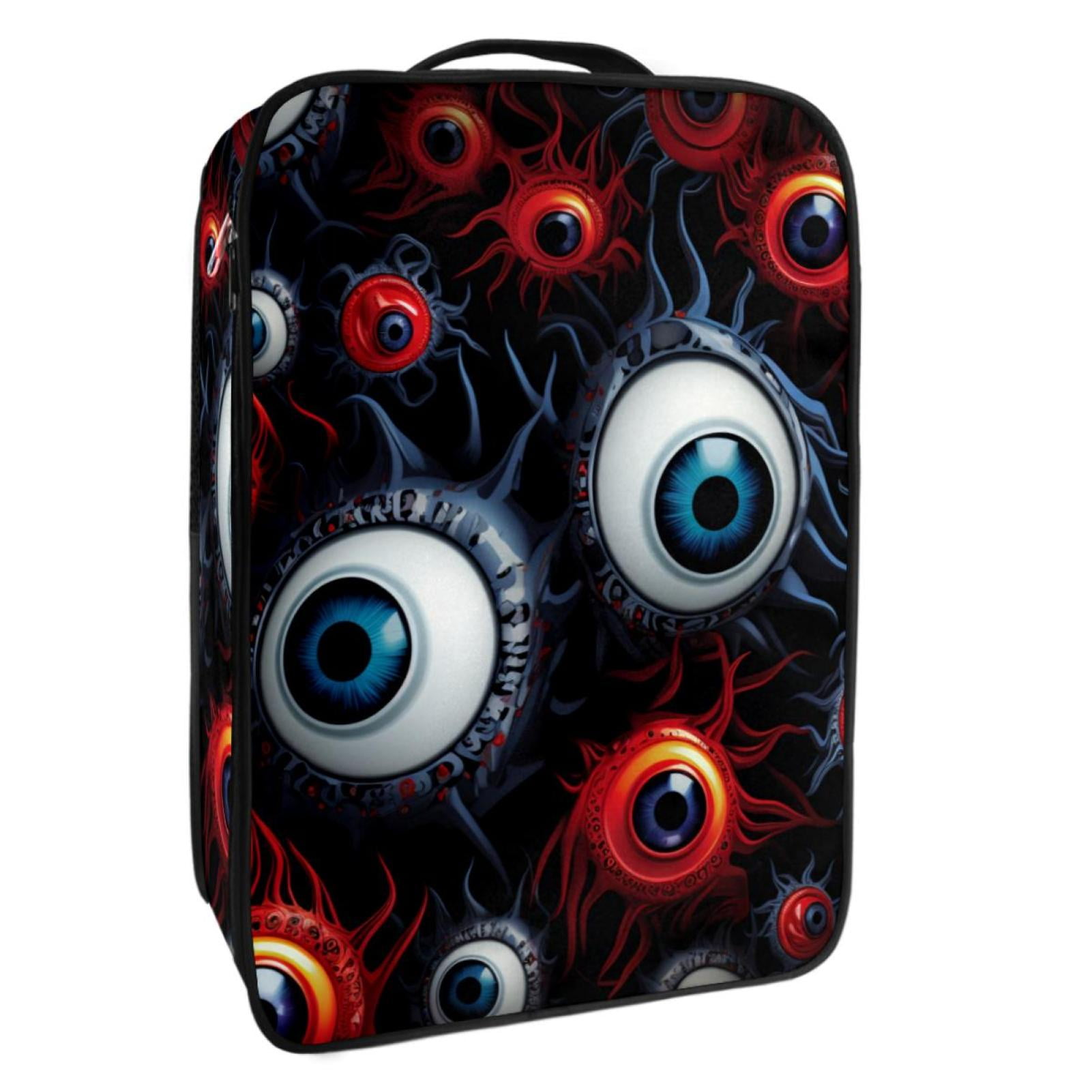 Eyeball Polyester Shoe Boxes - Pack of 5 Reusable Storage Containers ...