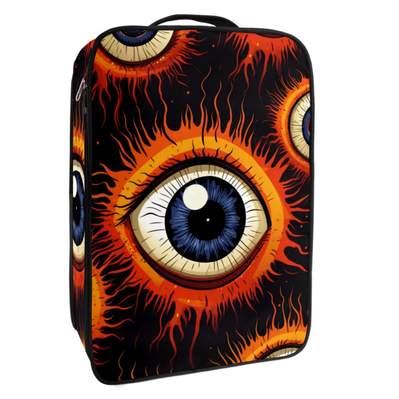 Eyeball Polyester Shoe Storage Box 23x31cm/9x12in - Organizer Container ...