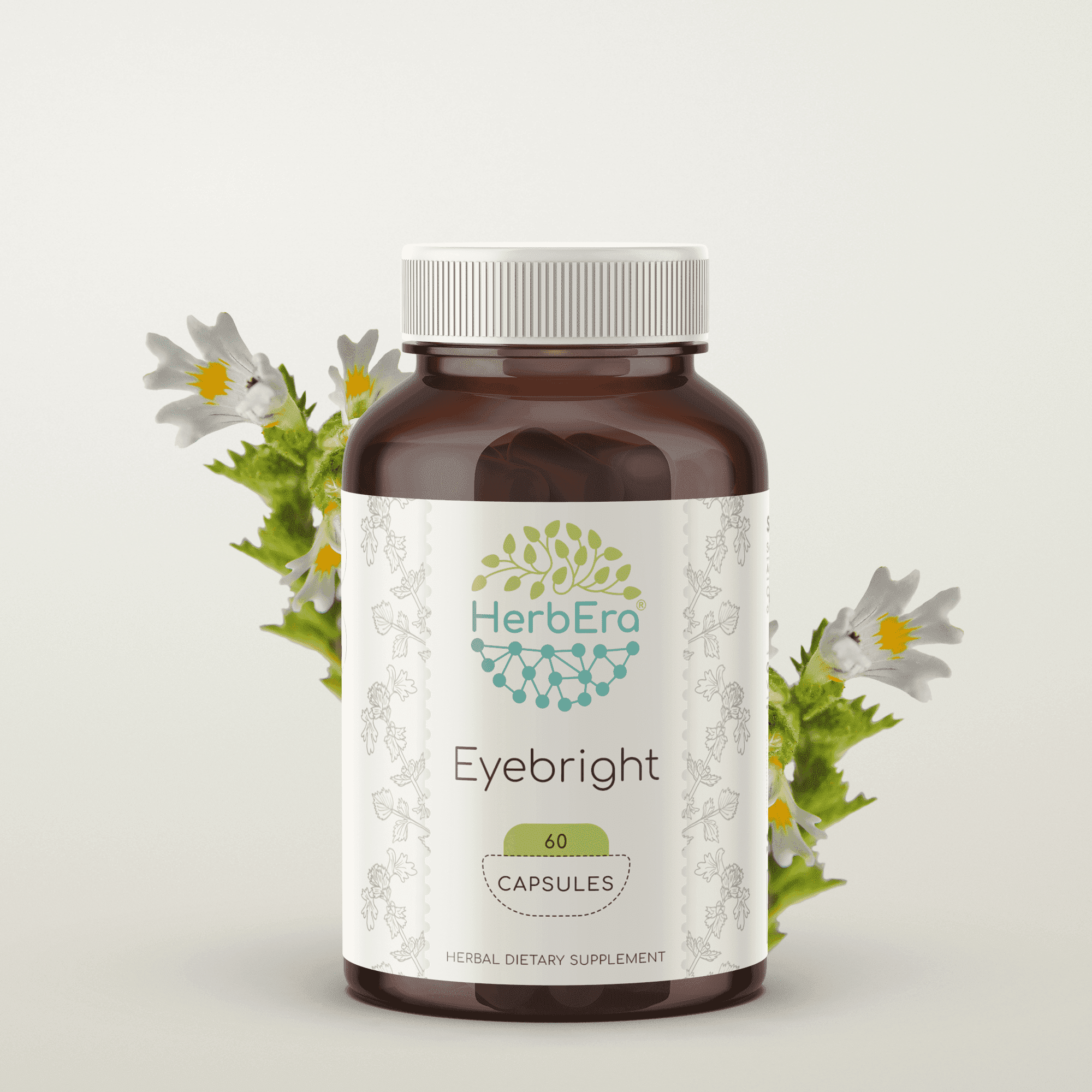 HerbEra Eyebright Capsules, Herbal Dietary Supplement for Eye Health ...