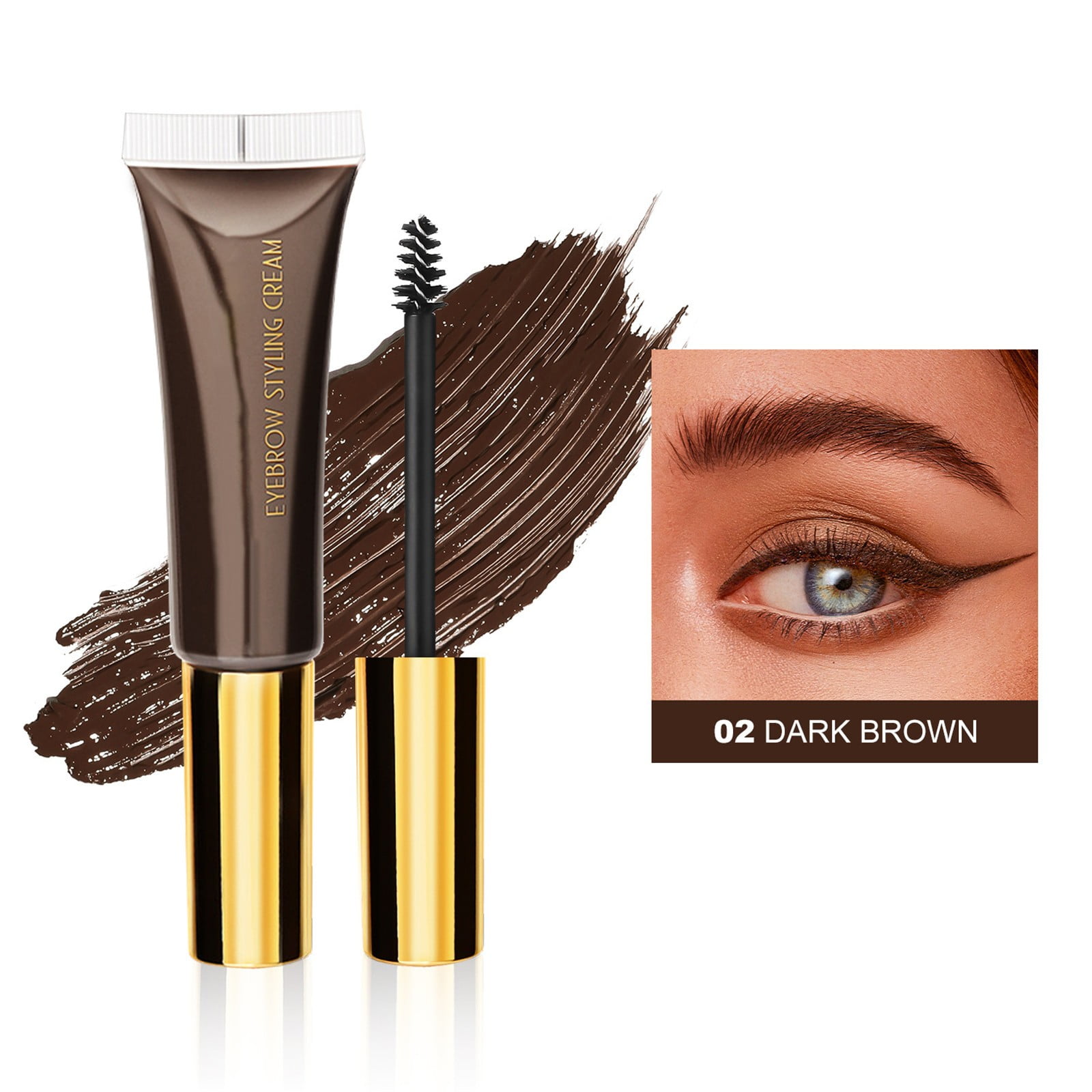 Eyebrow Coloring Stereotype Eyebrow Gel Square Water Color Fixing Wild ...
