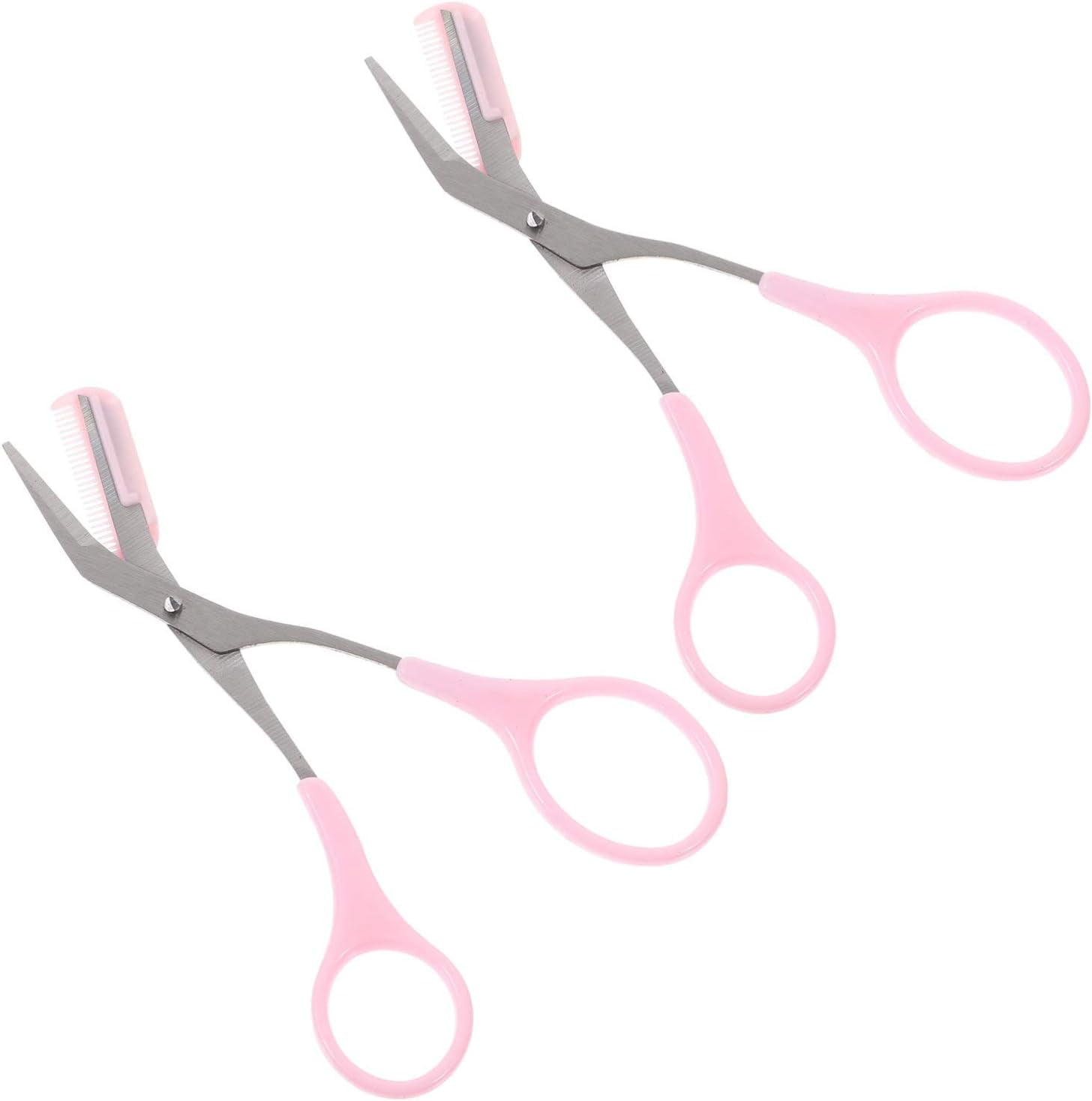 Eyebrow Comb Scissors,Curved Eyebrow Grooming Scissors Beard Trimming ...