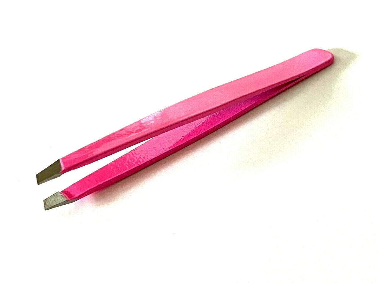 Eyebrow Grooming Hair Removal Tweezers Slanted Tip Pink - Walmart.com