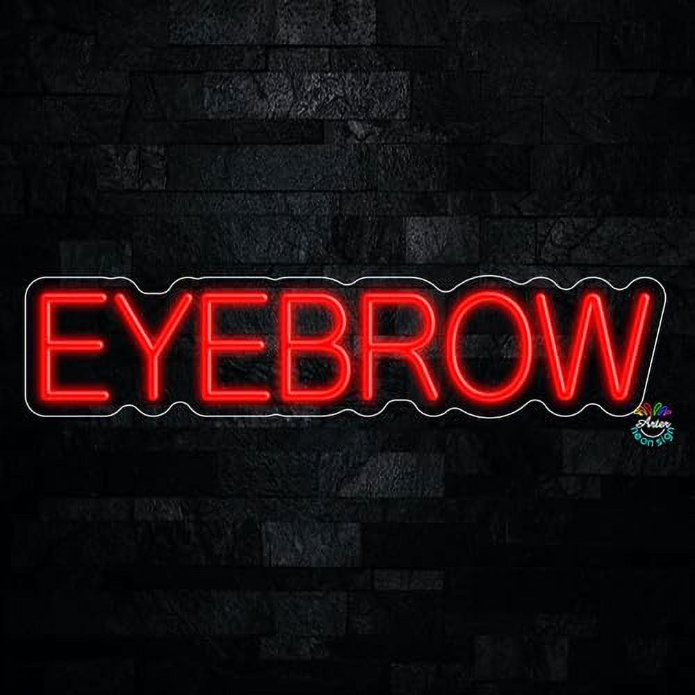 Eyebrow LED Neon Sign 27"L x 6"H #32255 - Walmart.com