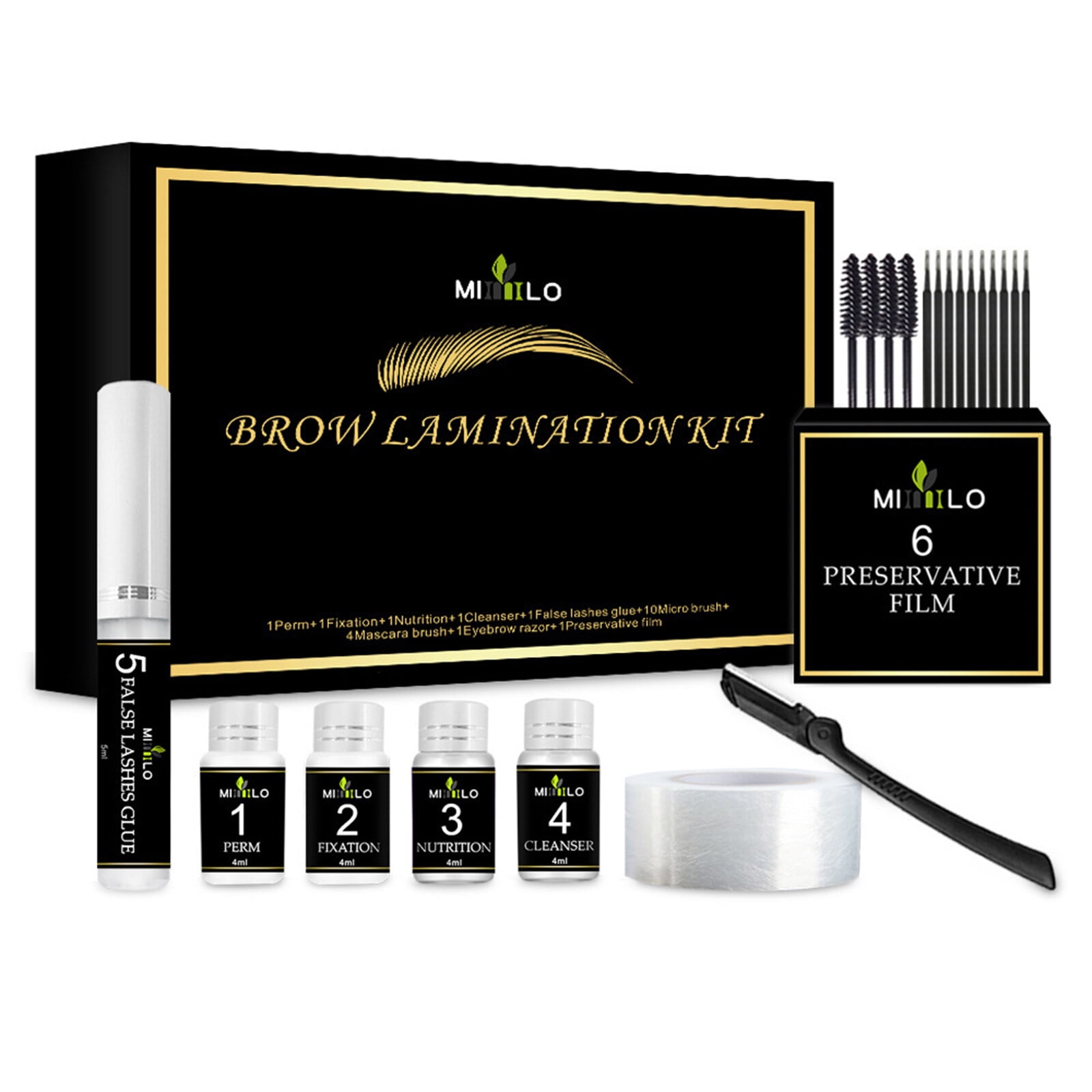 Eyebrow Lamination & Eyelash Lift Set Eyebrow Lift Kit DIY Brow Perm ...