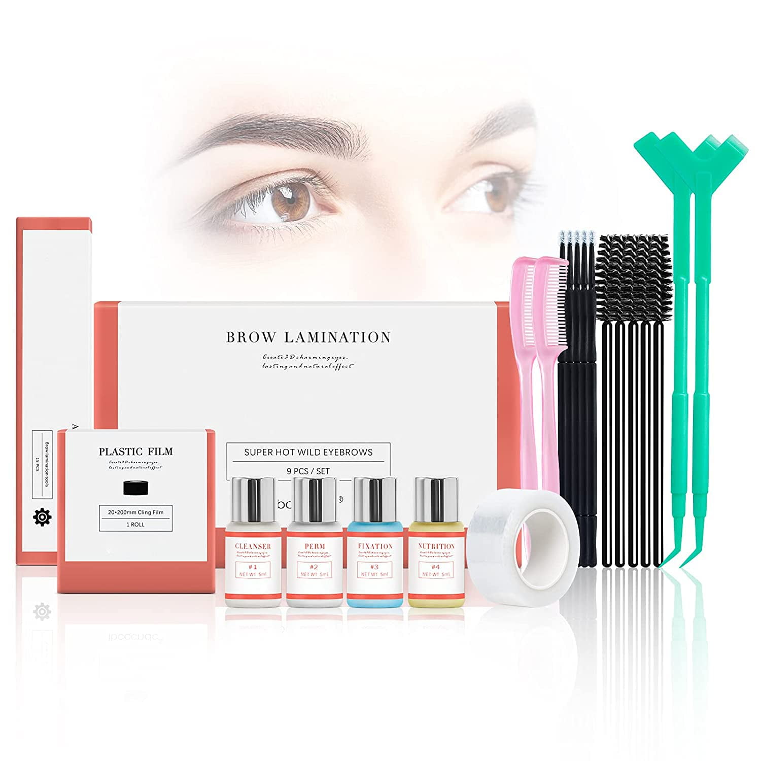 Eyebrow Lamination Kit - Ejiaya Professional Brow Lift Kit Eyebrows ...